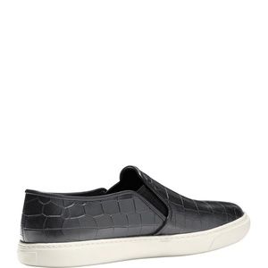 Cole Haan | Shoes | Cole Haan Black Bowie Croc Embossed Sneaker 6 ...